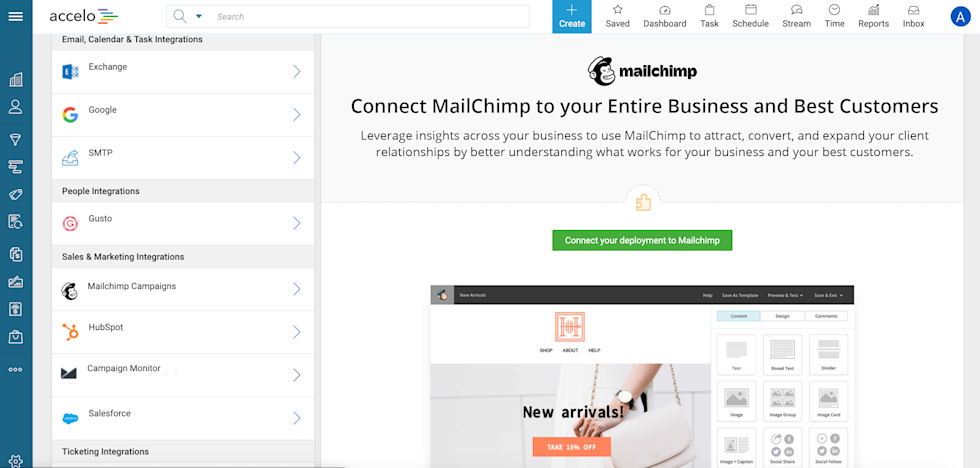 Accelo | Mailchimp