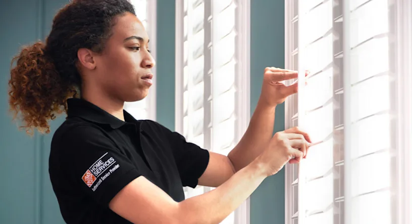 Window Treatment Installation at The Home Depot