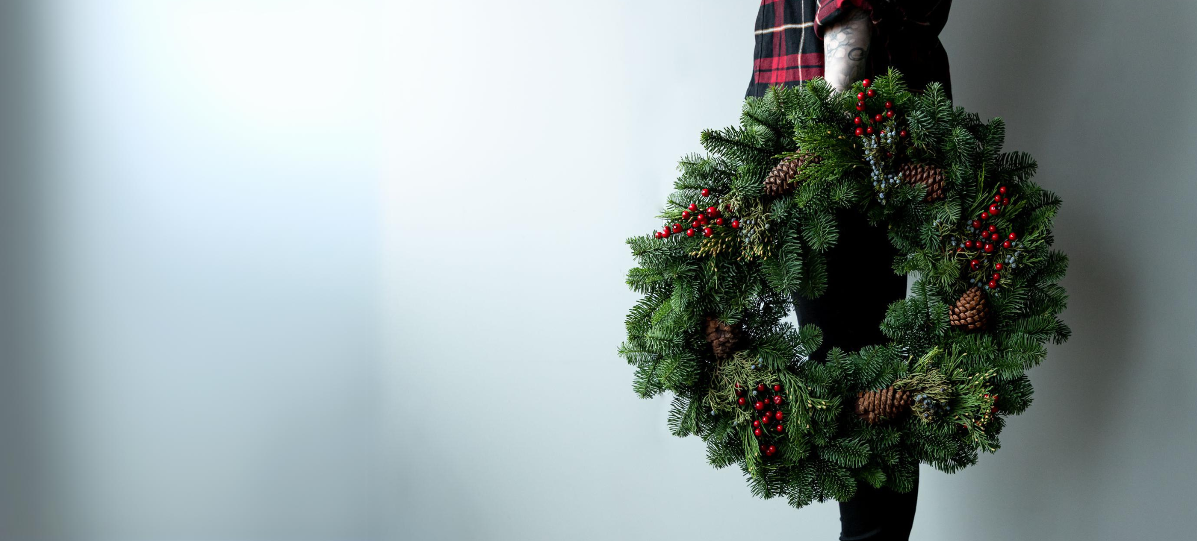 Christmas wreaths from Laustroer: number one on the wish list ...