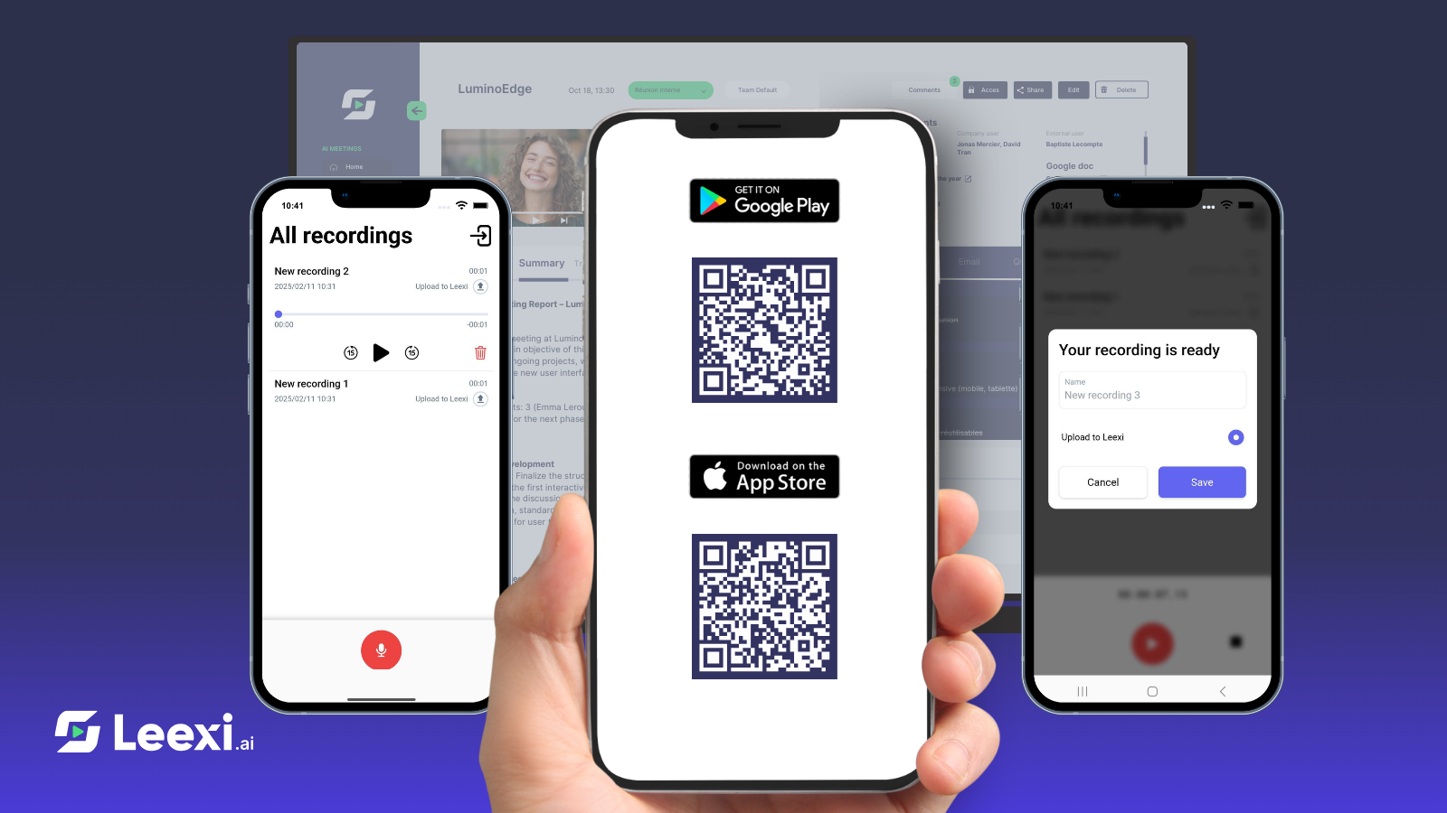 Leexi Solutions - In-Person Meetings | Leexi - AI Notetaker