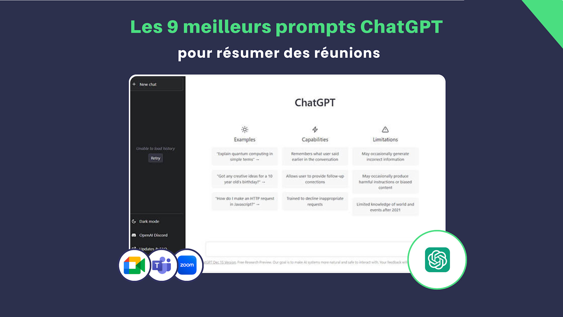 Les 9 Meilleurs Prompts ChatGPT pour Résumer des Réunions | Leexi - AI ...