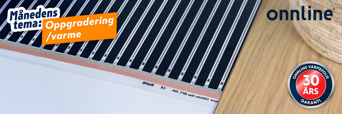 Varmefolie fra Onnline | Onninen AS