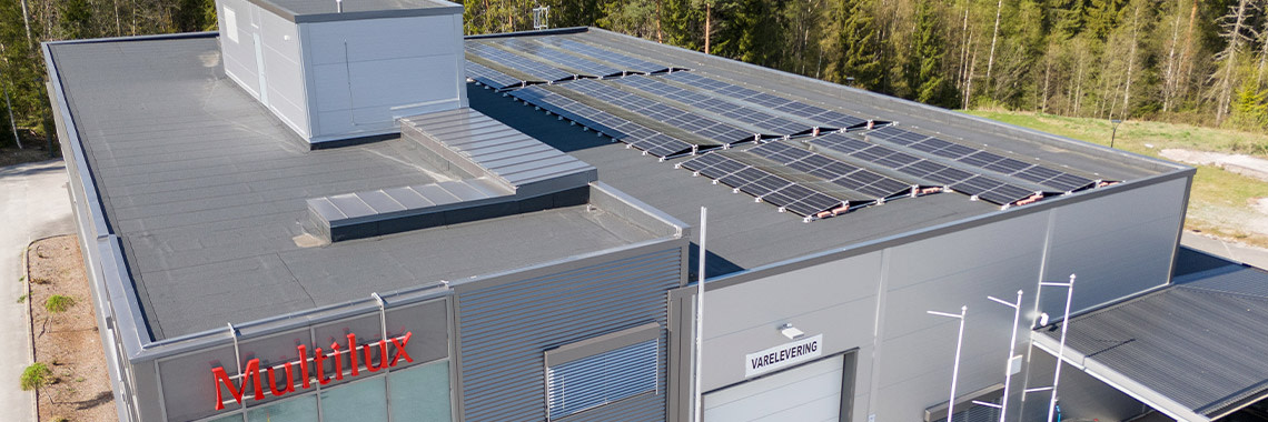 Enova-støtte til solcelleanlegg i yrkesbygg | Onninen AS