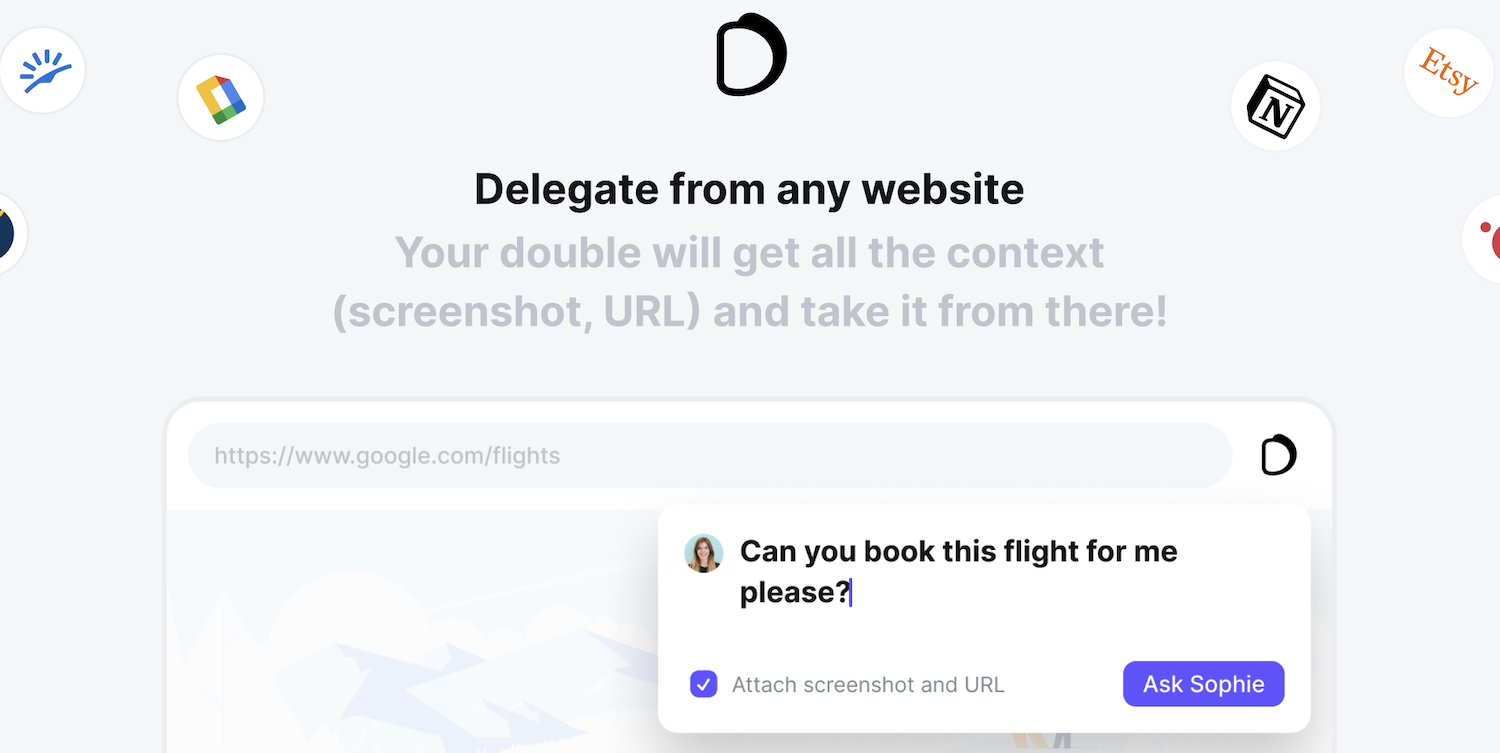 Blog - Delegate to Your Assistant From Google Chrome - Double
