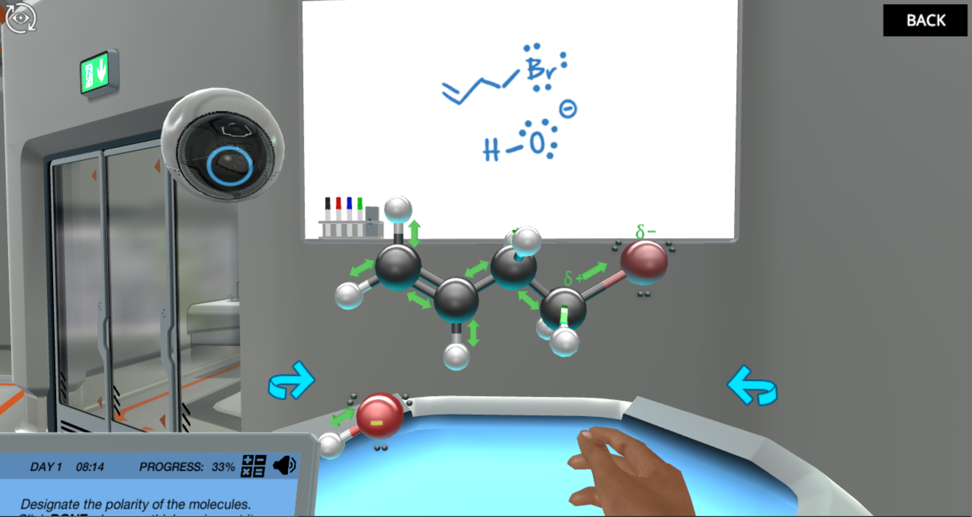 Organic Chemistry Reactivity Rules: Time to react! Virtual Lab