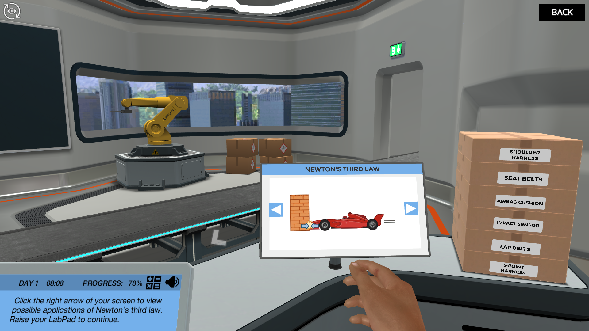 Newton's Laws of Motion: Understand active and passive safety in ...