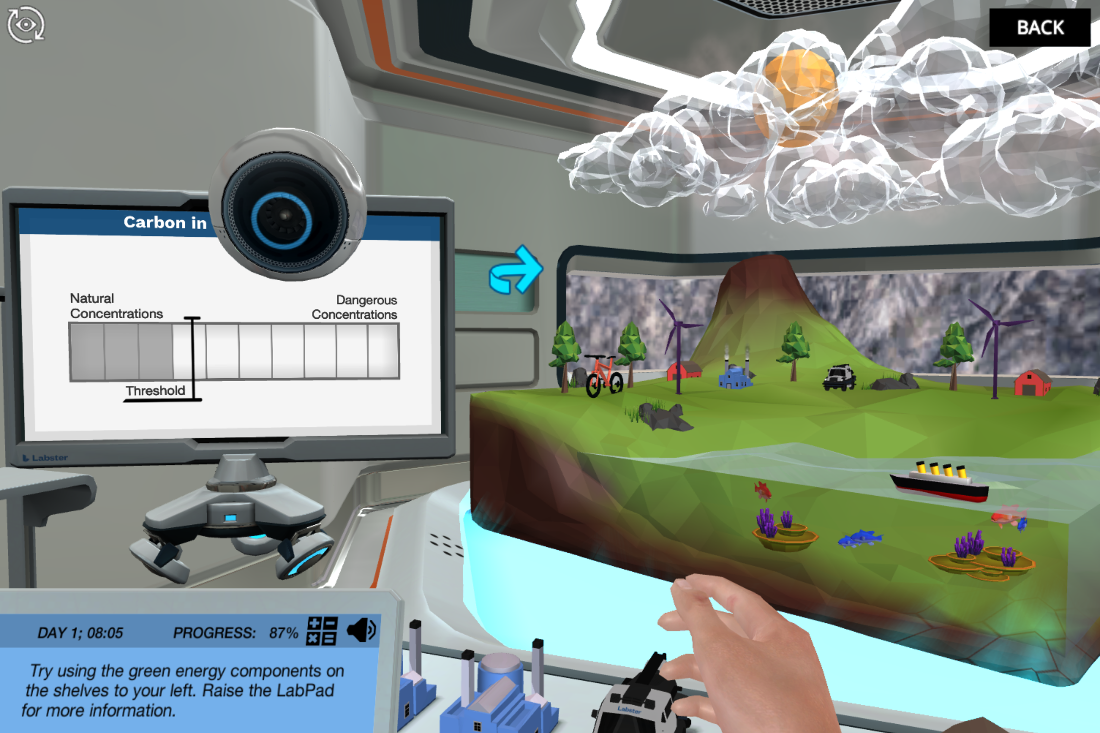 Explore the Carbon Cycle Virtual Lab Simulation | Labster