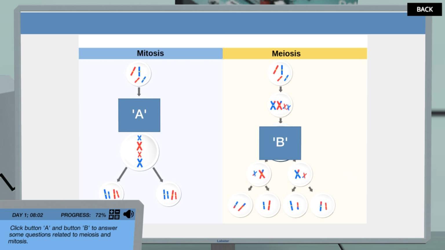 Meiosis, Mitosis and Plant Gametes Virtual Lab