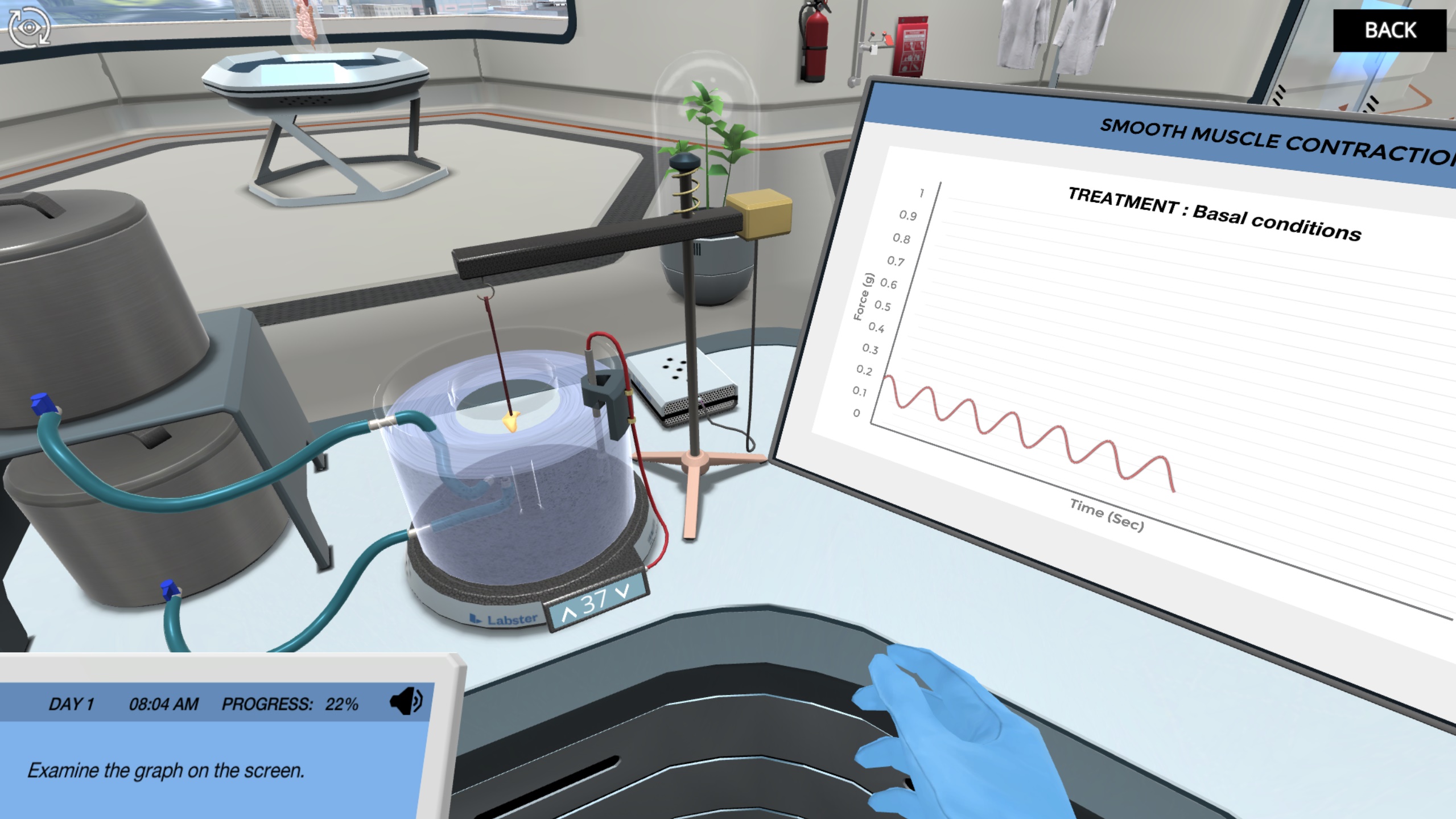 Smooth muscle: Learn how your gut contracts! Virtual Lab