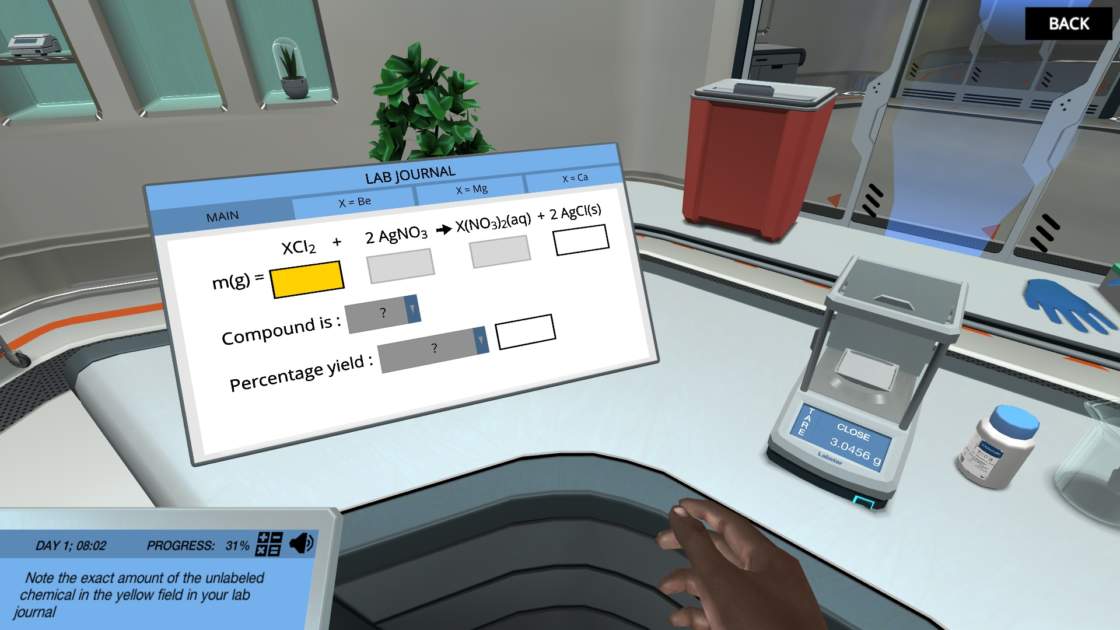 Stoichiometry: Gravimetric Analysis Virtual Lab