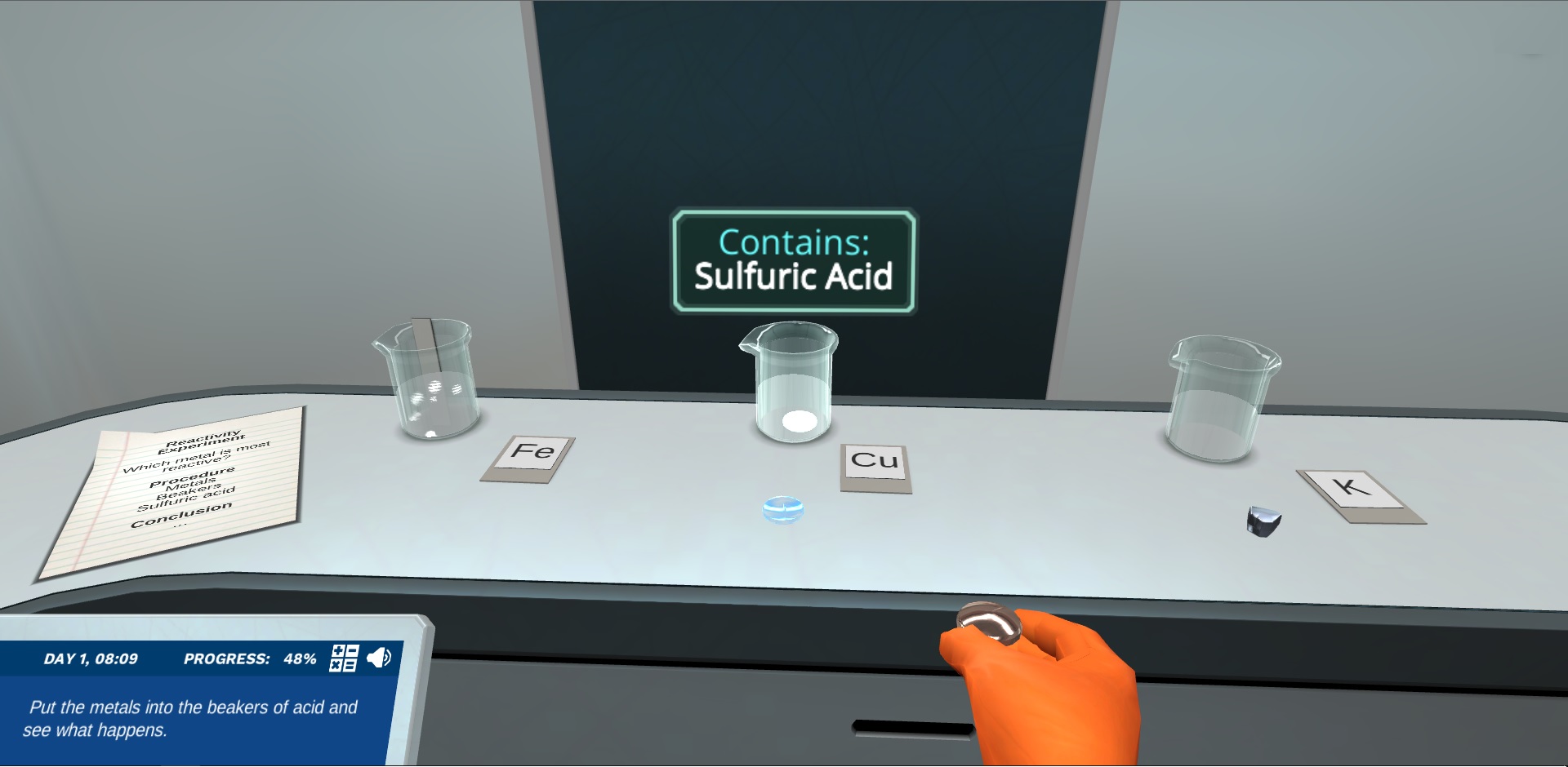Physical and Chemical Properties: Escape the lab! Virtual Lab