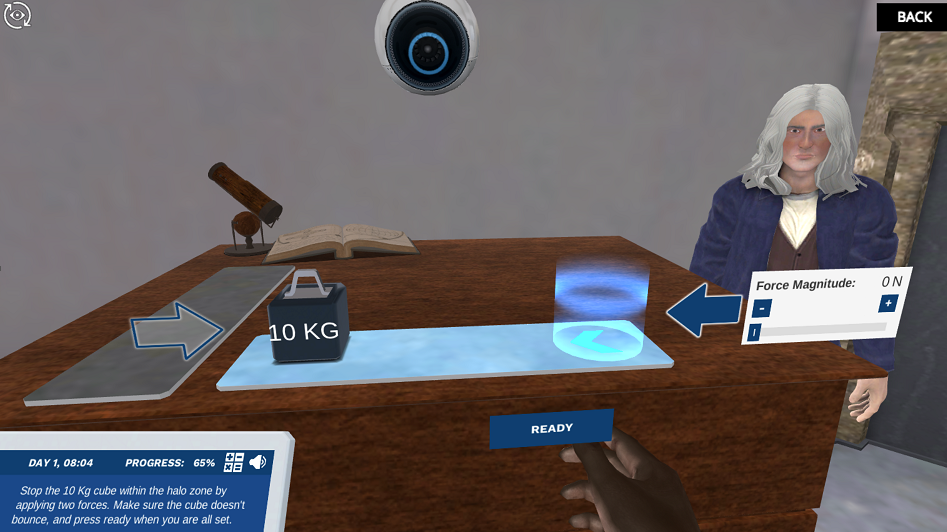Newtons First Law of Motion Virtual Lab | Labster