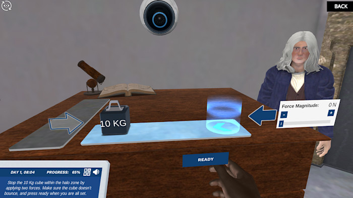 Newton's First Law of Motion: Balanced and unbalanced forces | Labster ...