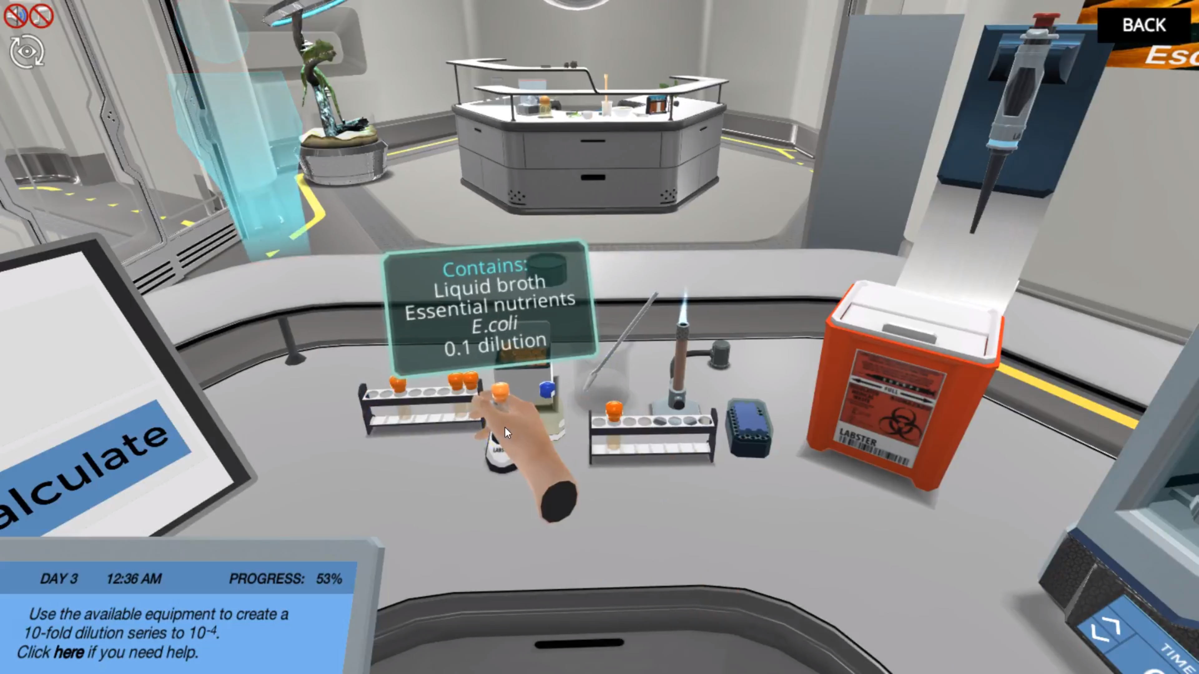 Bacterial Quantification by Culture Virtual Lab