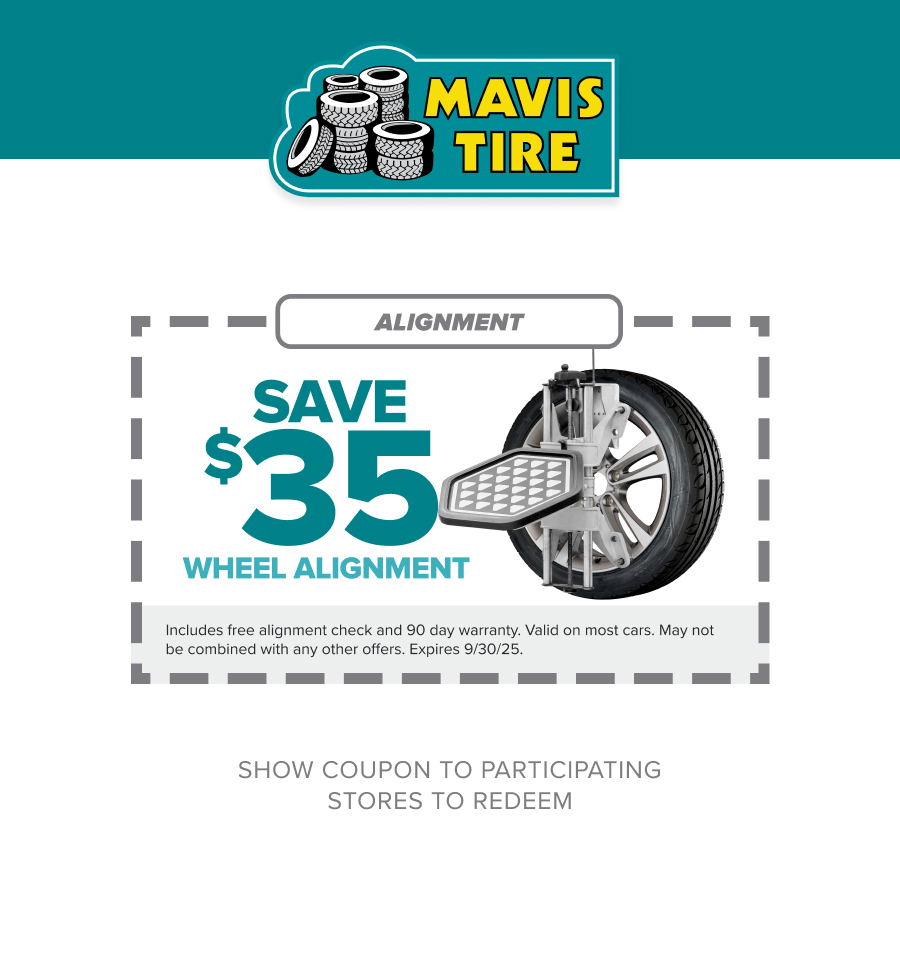 Mavis Wheel Alignment Coupons | Mavis