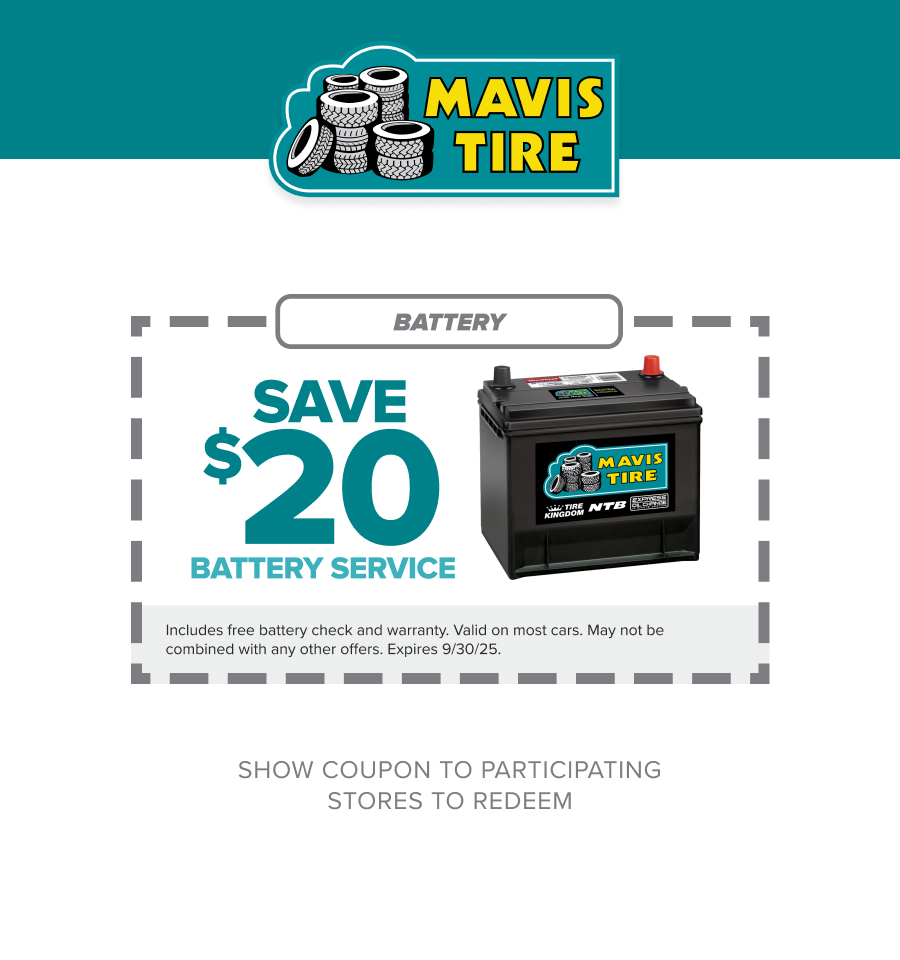 Mavis Battery Coupons | Mavis