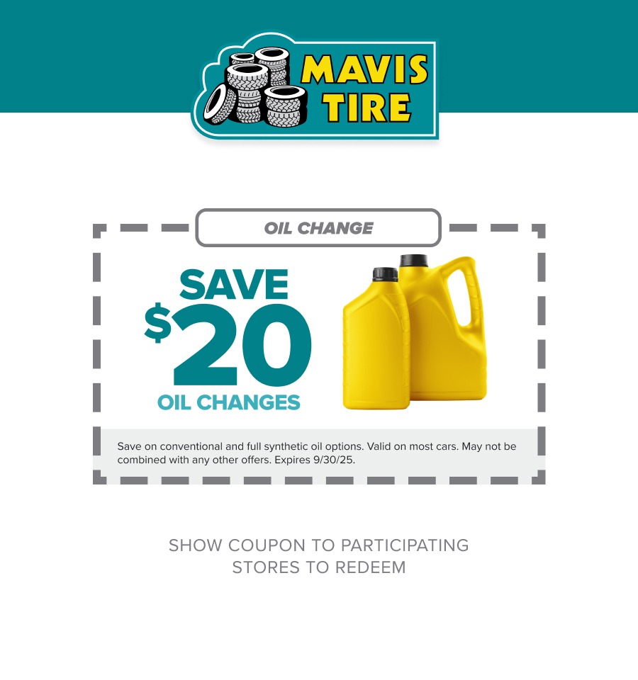 Mavis Synthetic Oil Change Coupons | Mavis