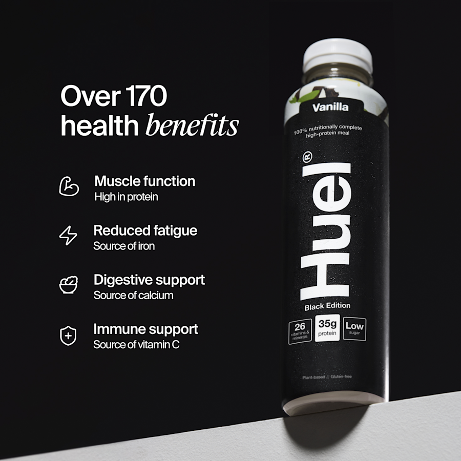 Black Edition RTD | Protein Meal Replacement Shake | Huel