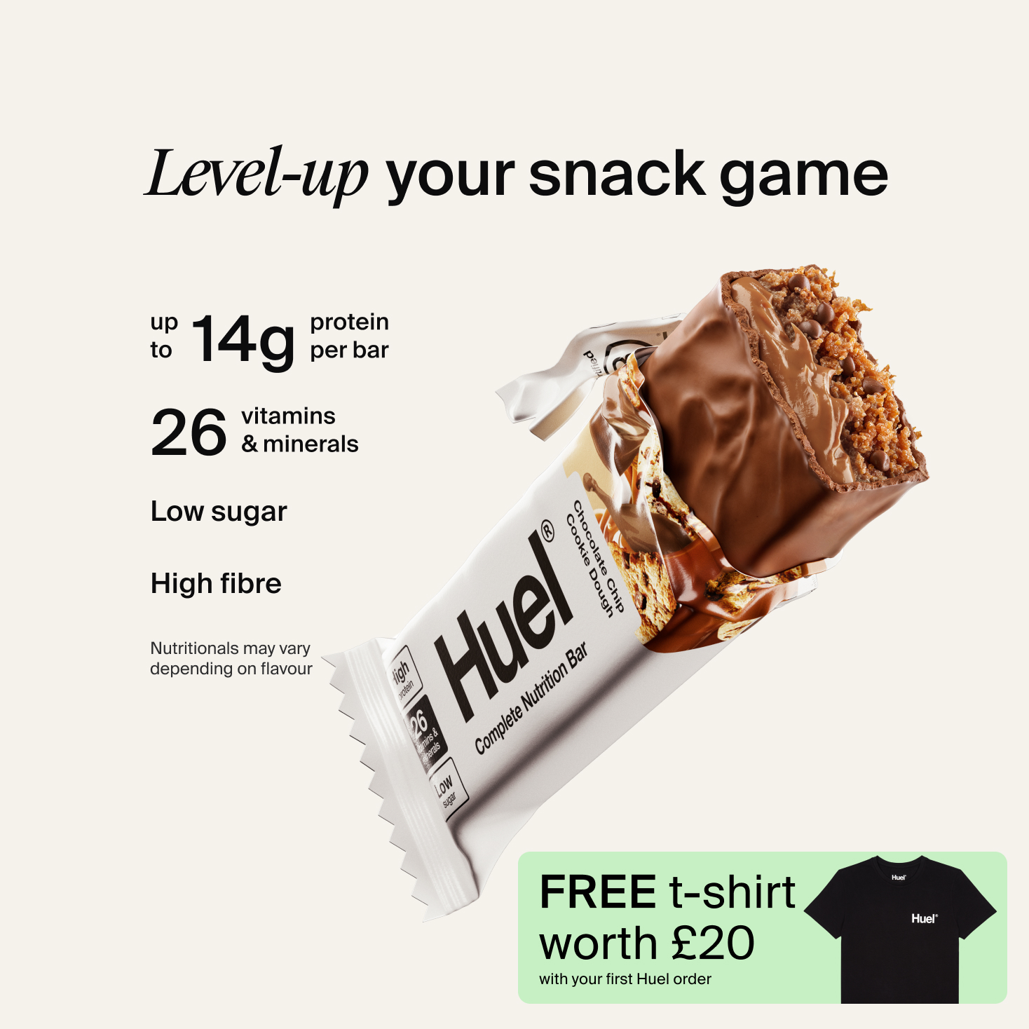 Complete Nutrition Bar | Protein Bars | Huel