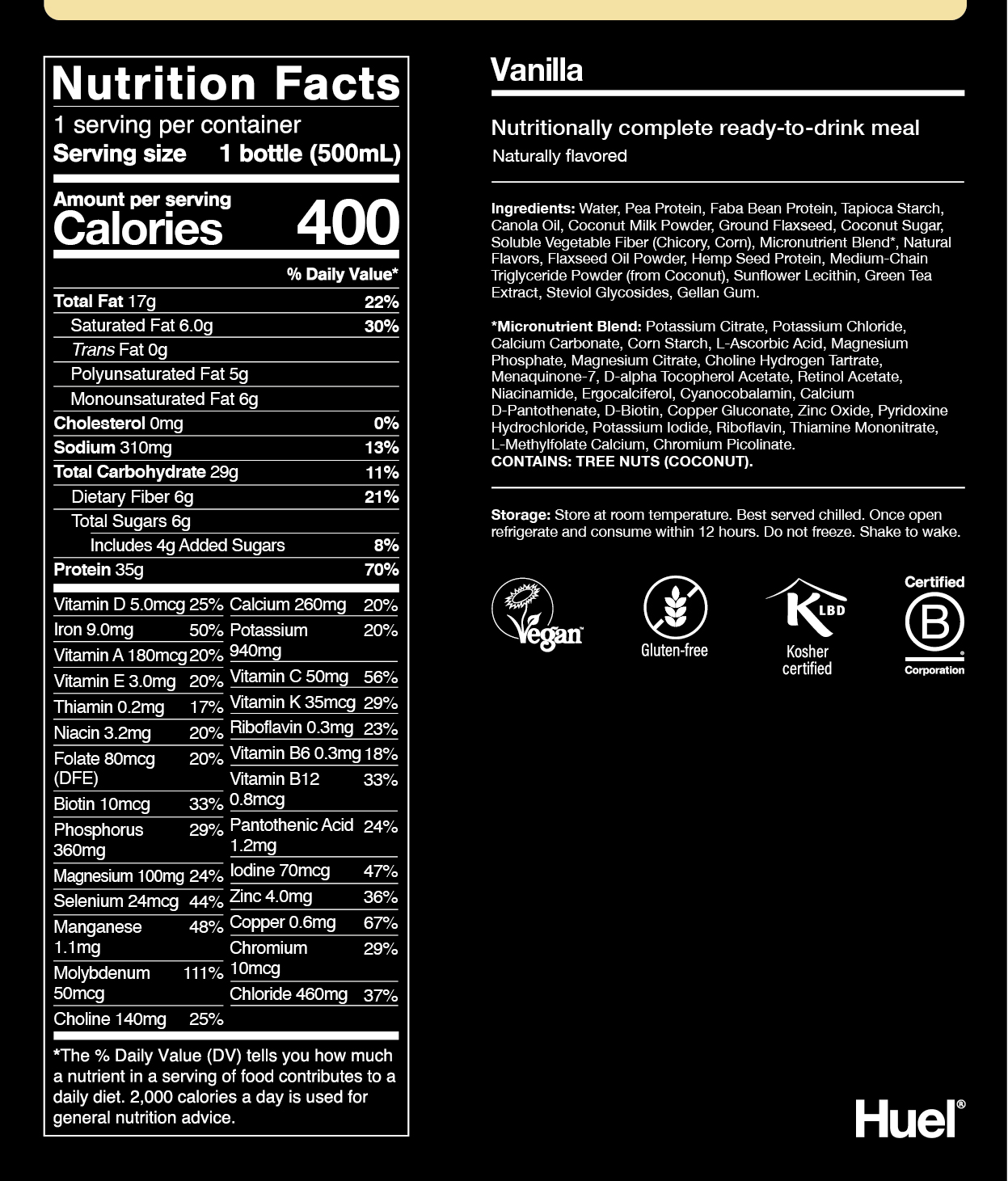 Black Edition Ready-to-drink Formula Explained | Huel