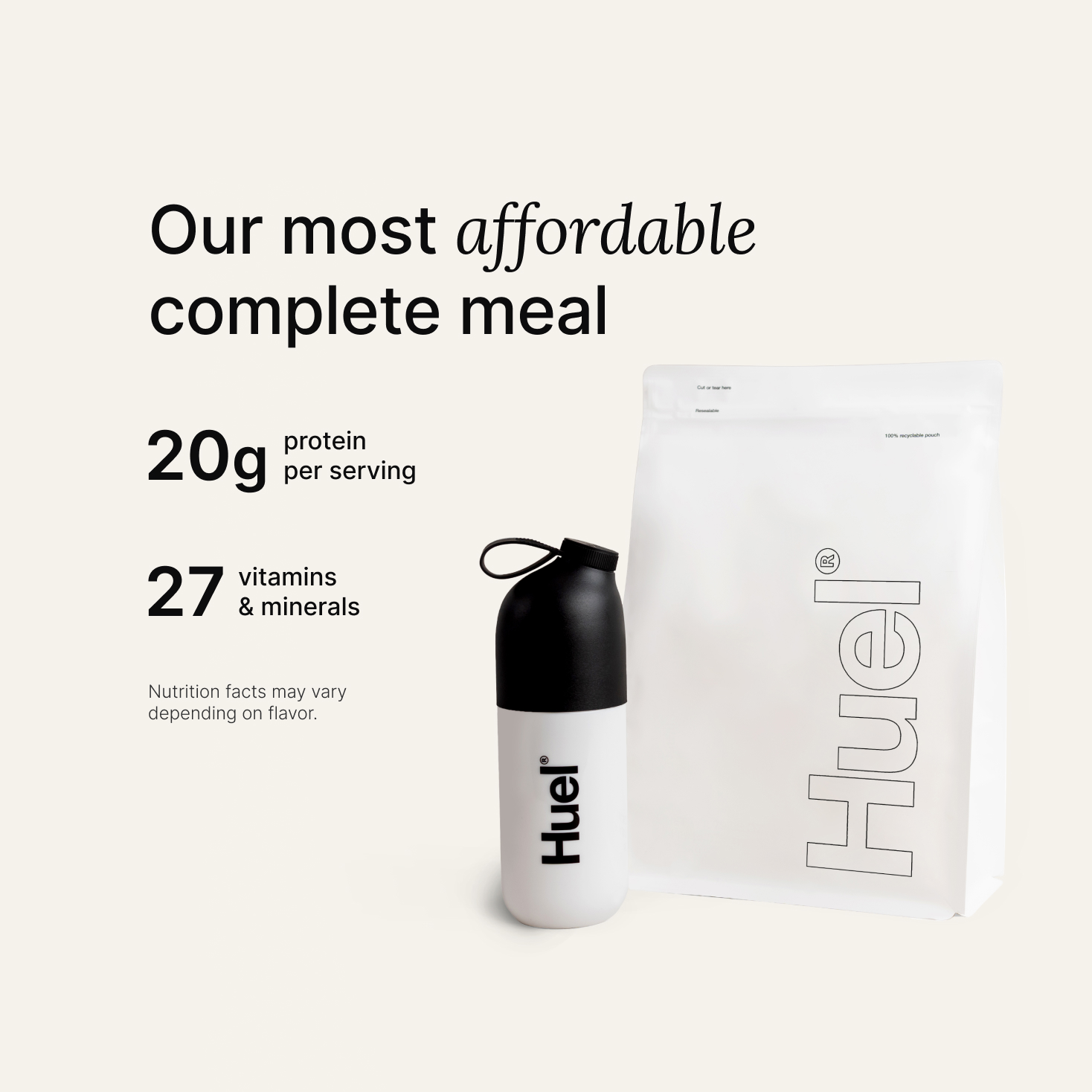Essential Powder | Meal Replacement Powder | Huel US