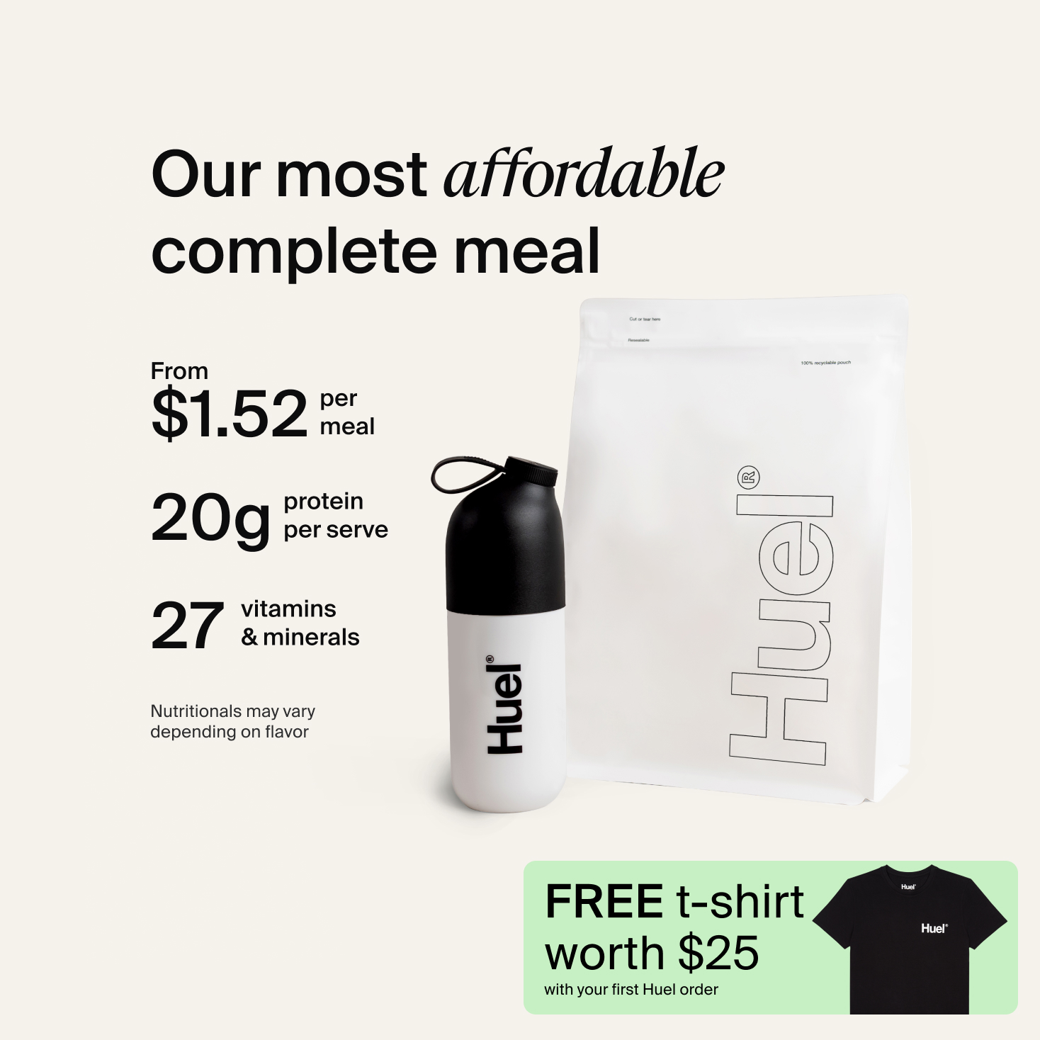 Essential Powder | Meal Replacement Powder | Huel US