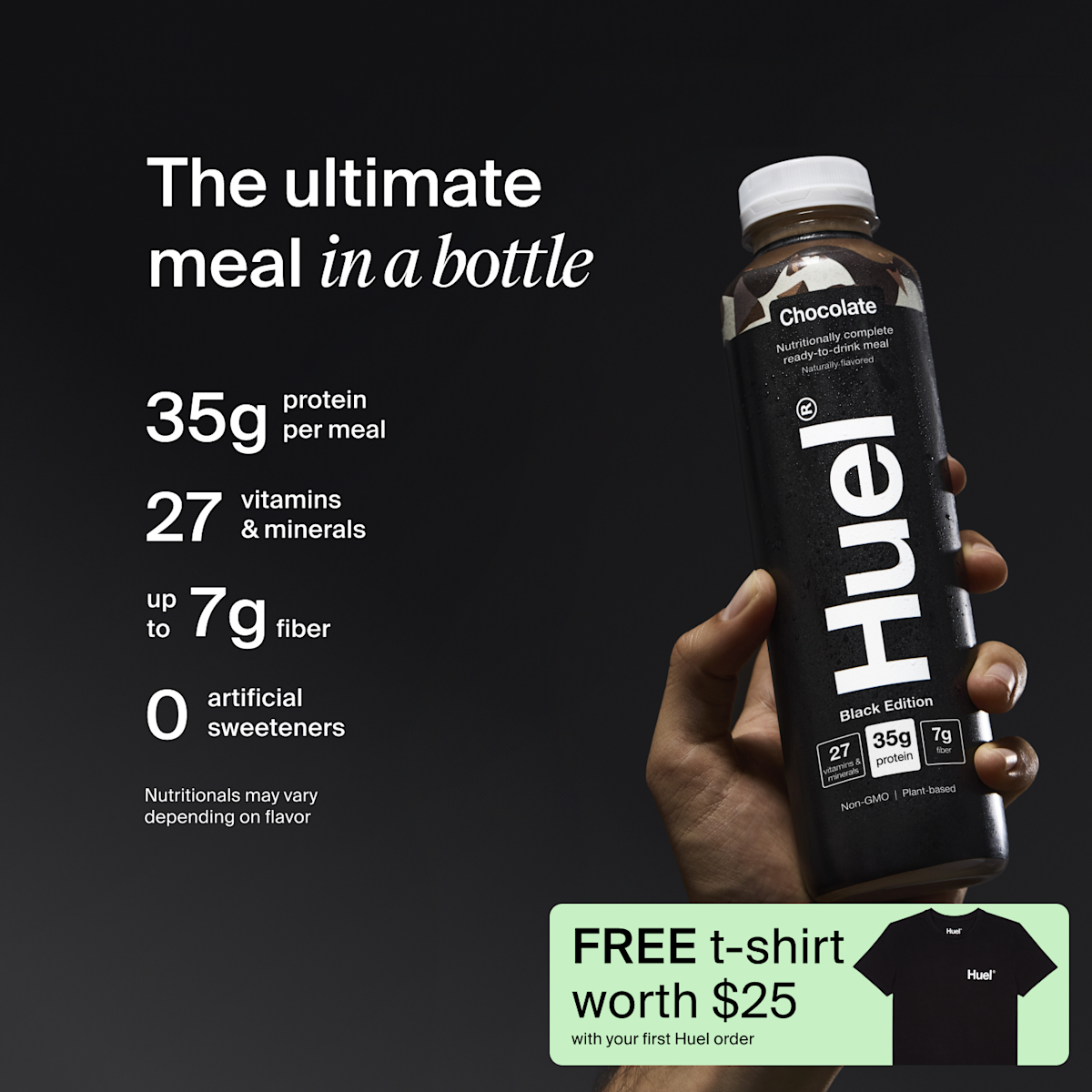 Black Edition RTD | Protein Meal Replacement Shake | Huel US