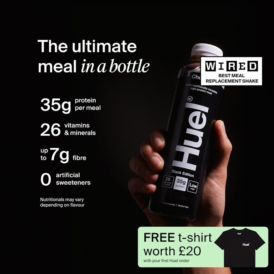 Black Edition RTD | Protein Meal Replacement Shake | Huel