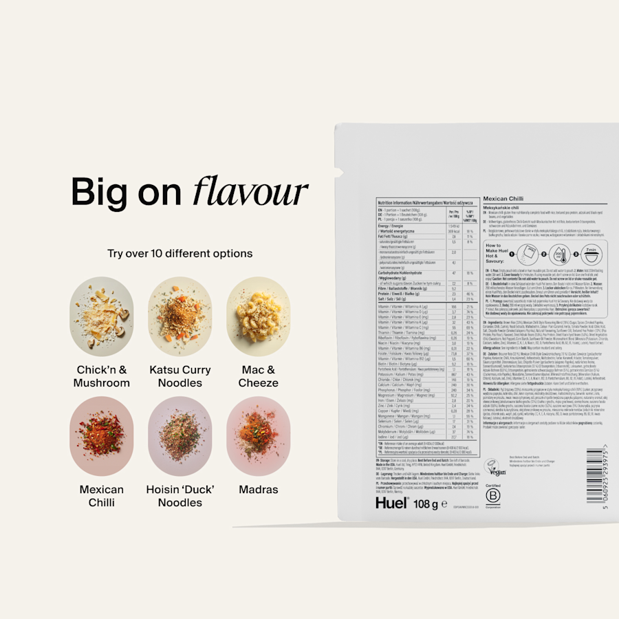 Hot & Savoury Meal Packs | Ready Made Meals | Huel