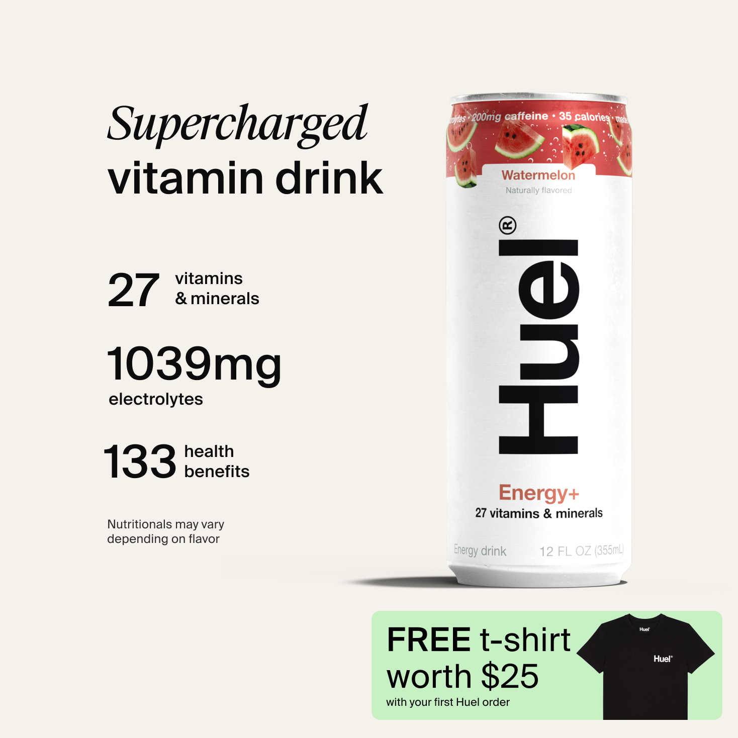 Energy+ | Vitamin Energy Drinks | Huel US