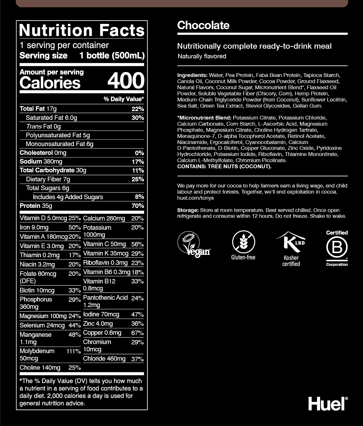 Black Edition Ready-to-drink Formula Explained | Huel US