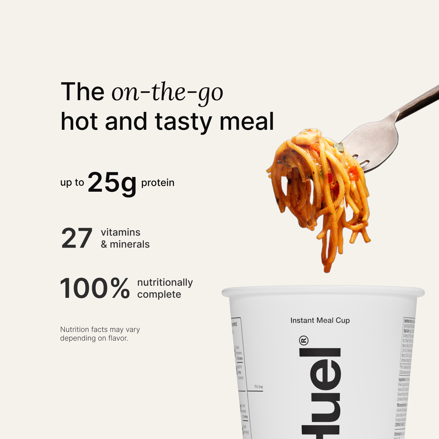 Hot & Savoury Cups | Ready To Eat Meals | Huel US