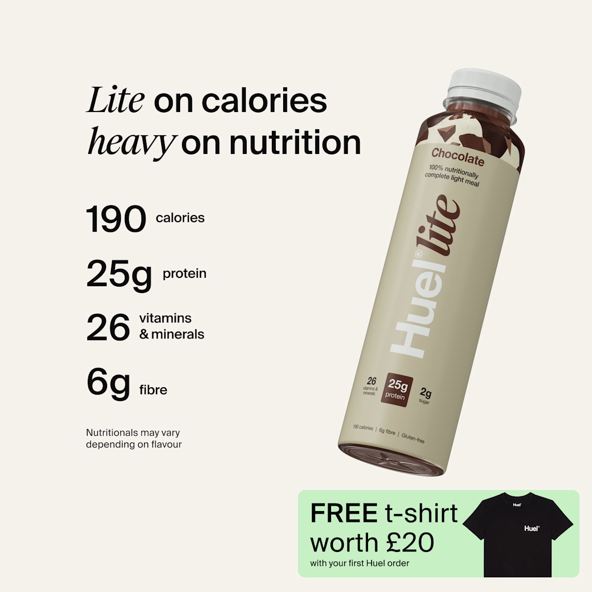 Huel Lite | Low Calorie, High-Protein Meal | Huel