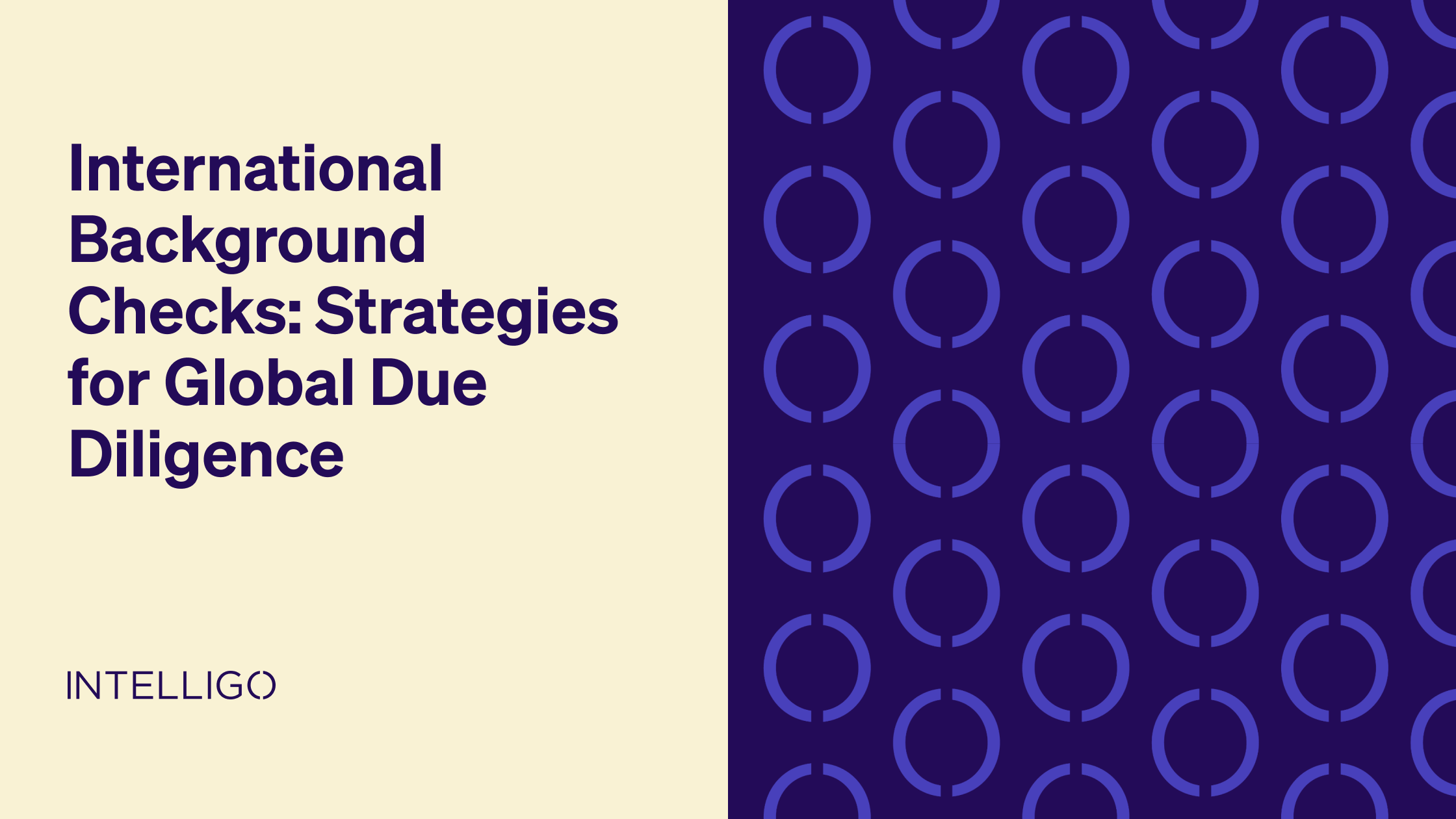 International Background Checks: Strategies for Global Due Diligence ...