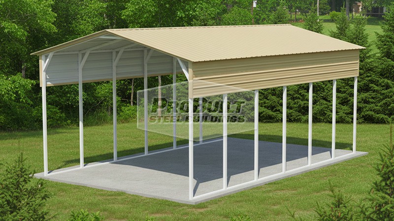 18x30 Vertical Roof Carport - Probuilt Steel Buildings