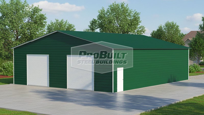 40x50 Steel Garage - Probuilt Steel Buildings