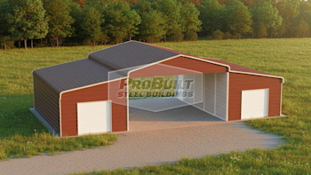 Regular Roof Barns - Custom Regular Roof Metal Barn Buildings
