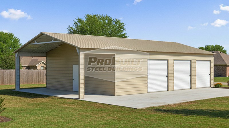 40x100 Utility Garage - Probuilt Steel Buildings