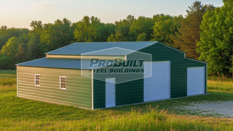 50x40 Steel Barn - Probuilt Steel Buildings