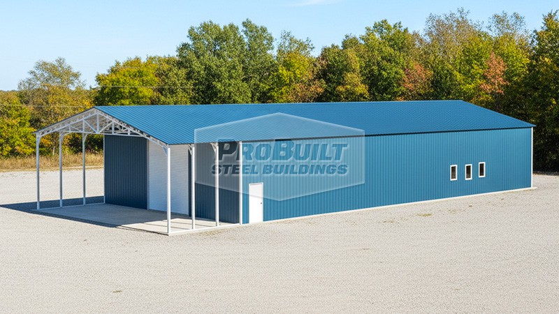 20x40 Utility Building - Probuilt Steel Buildings