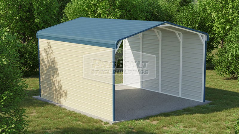 18x30 Regular Roof Metal Carport - Probuilt Steel Buildings