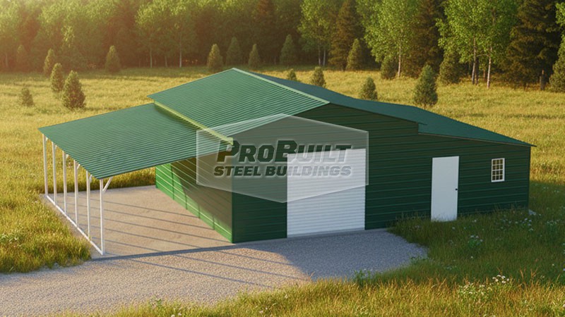 50x40 Steel Barn - Probuilt Steel Buildings