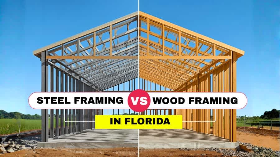 Steel vs. Wood Framing in Florida: Pros, Cons & What’s Best for You