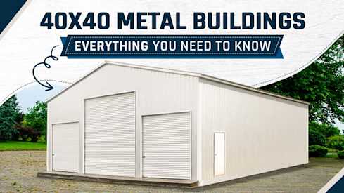 What You Should Know About 40x40 Metal Buildings