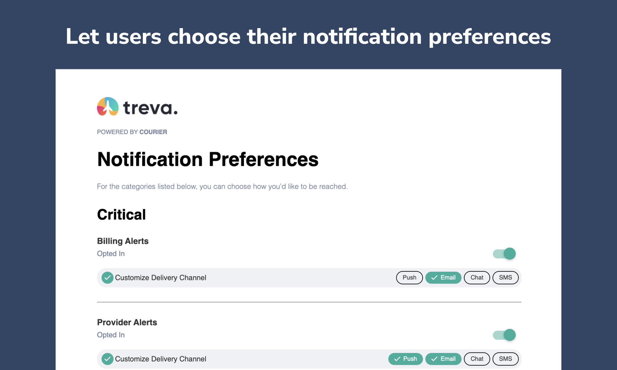 Courier Preferences: The fastest way to design the best preference ...