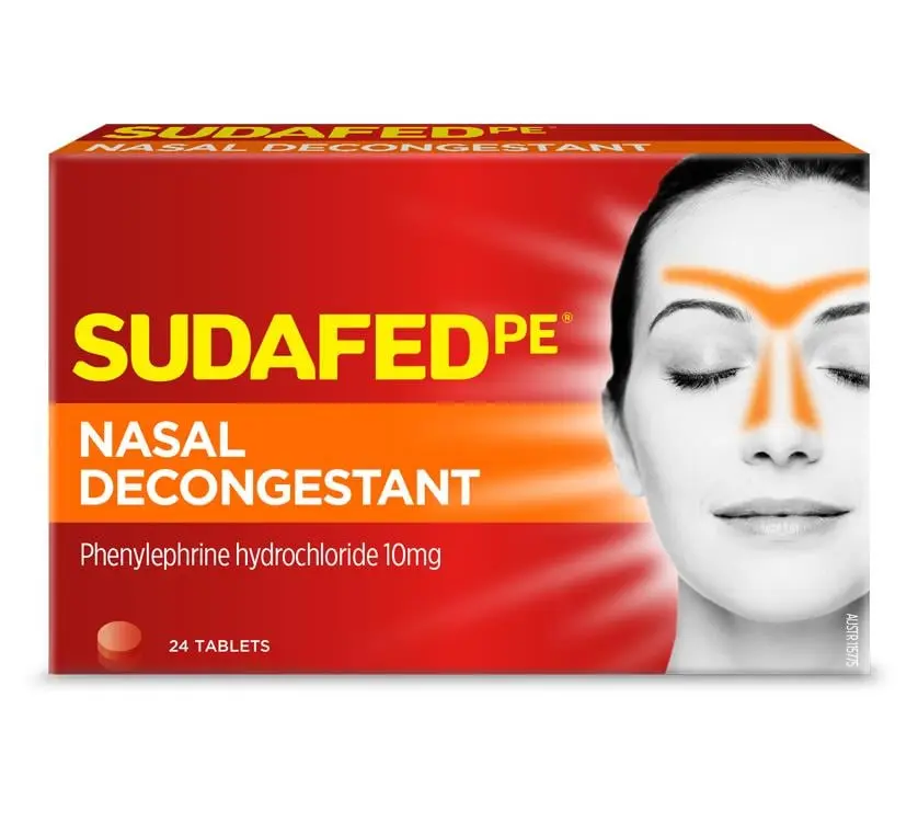 SUDAFED® PE Nasal Decongestant Tablets | Sudafed®
