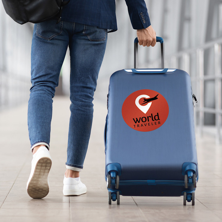Créer des autocollants pour valise | Concevez votre propre autocollant ...