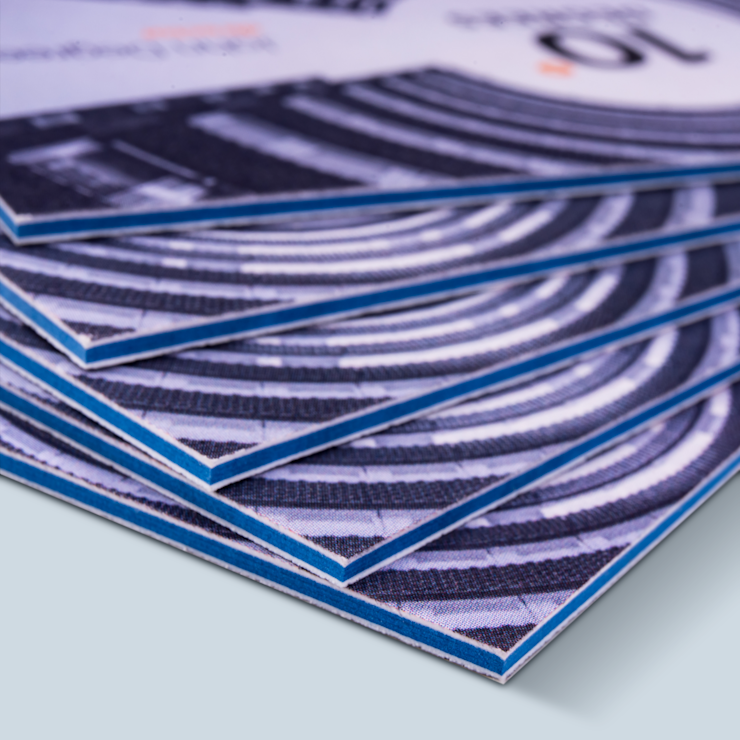 Cartes de visite Multiloft à tranche colorée | Printdeal.be