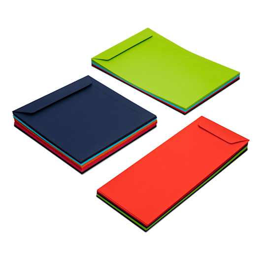 Gekleurde enveloppen | Printdeal.be