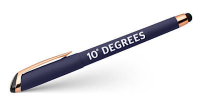 Martel zachte rose pen met stylus bedrukken | Printdeal.be